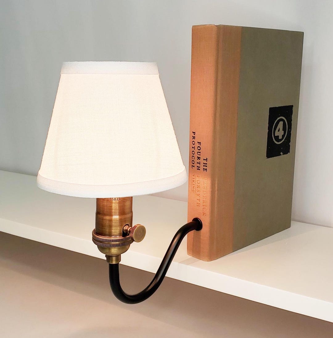 Bookshelf Lamp. Bookcase Light. Bookshelf Decor. Home Library/office ...