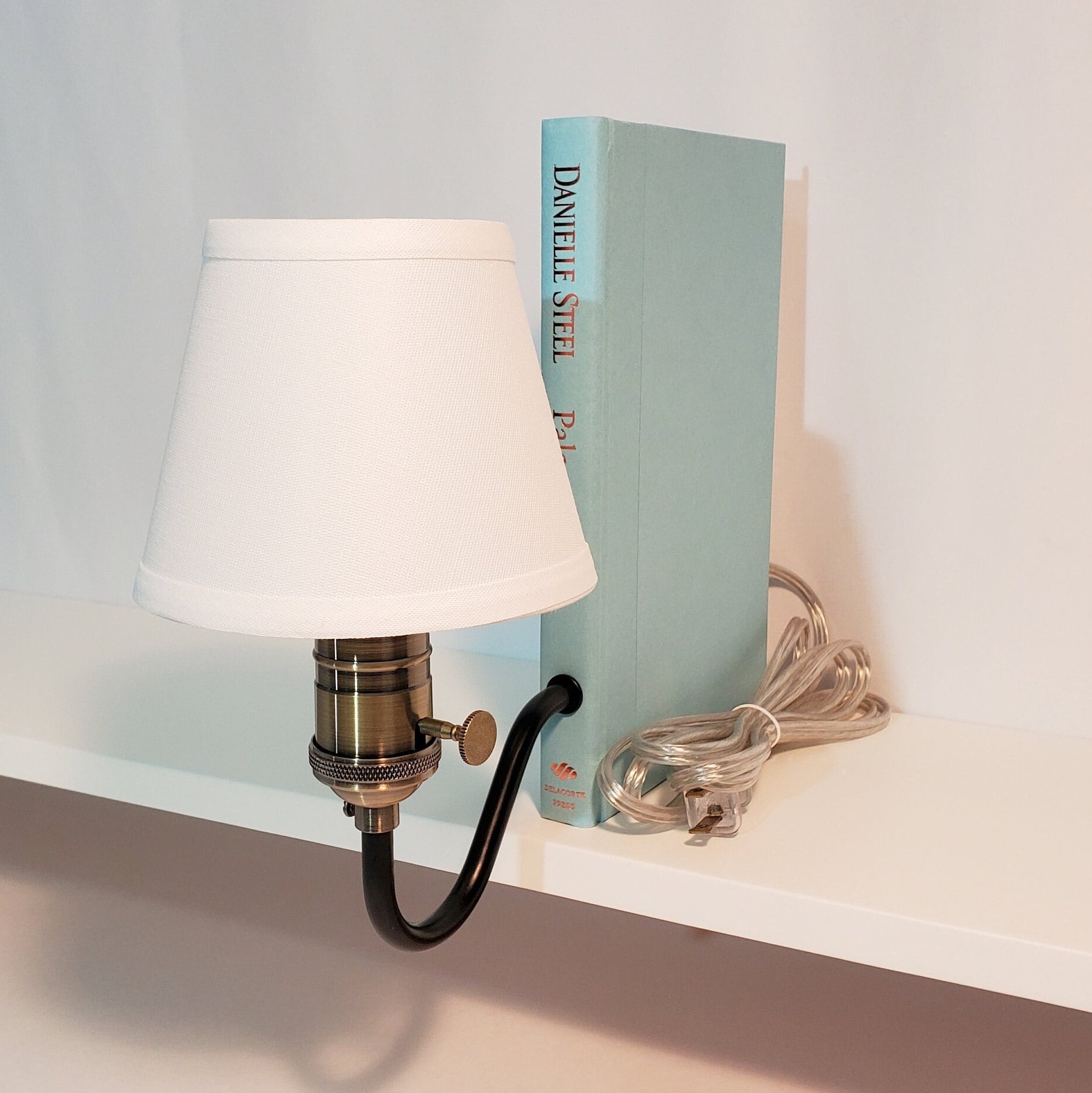 Bookshelf Lamp. Bookcase Light. Bookcase/bookshelf Decor. Book Sconces ...