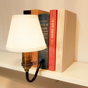 Bookshelf Lamp. Bookcase Light. Bookshelf Decor. Home Library/office ...