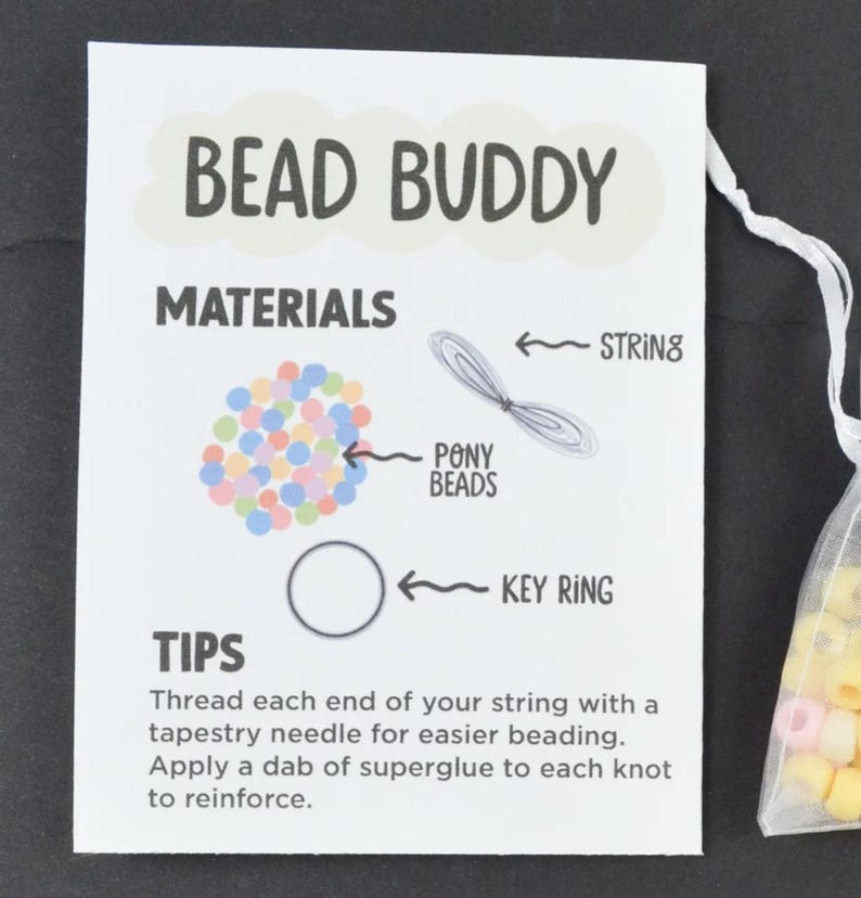 Bead Buddy Instructions - Printable - PDF - Etsy
