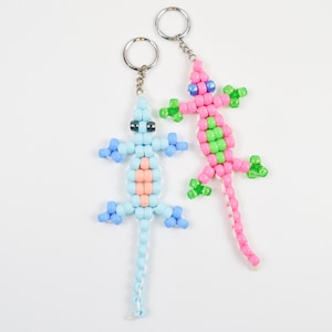 Lizard Bead Buddy Pony Bead Keychain Kit - Etsy