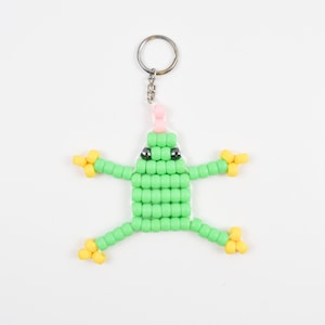 Frog Bead Buddy Pony Bead Keychain Kit - Etsy