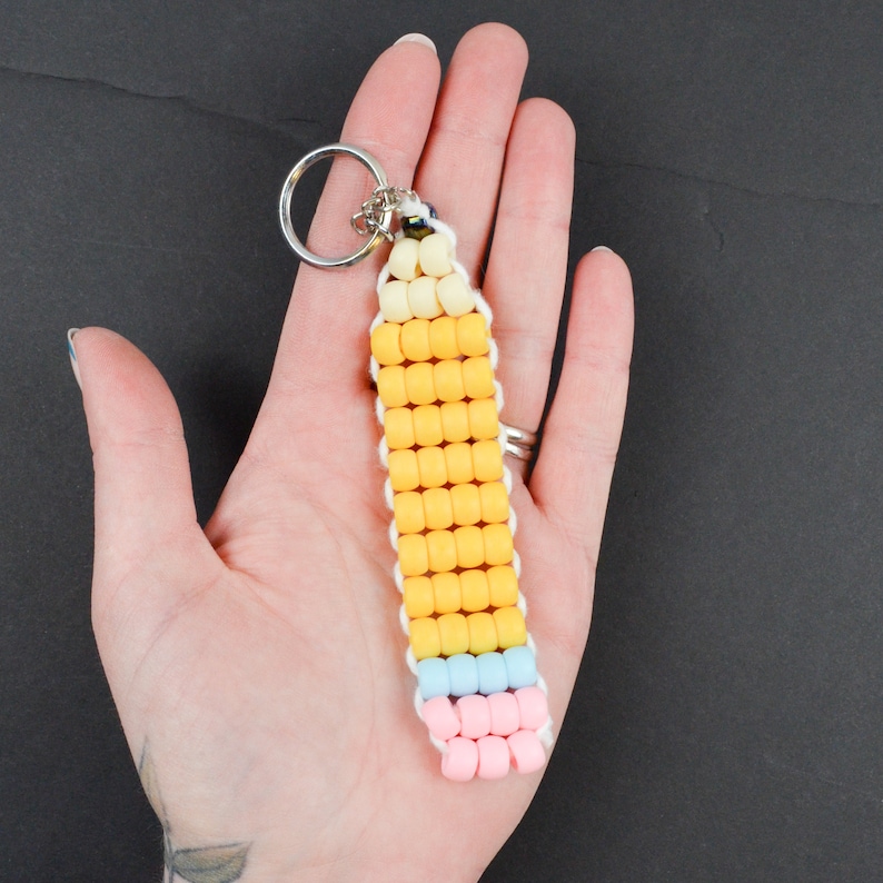 Pencil Bead Buddy Pony Bead Keychain Kit - Etsy
