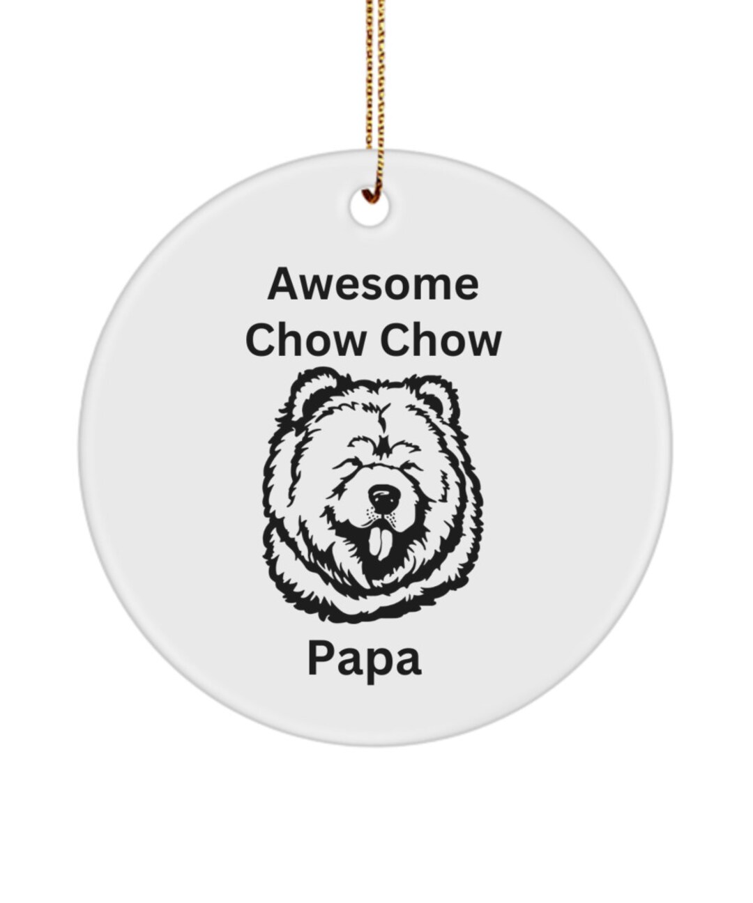 Chow Chow Gifts, Gifts for Chow Chow Lover, Ceramic Chow Chow Ornament ...