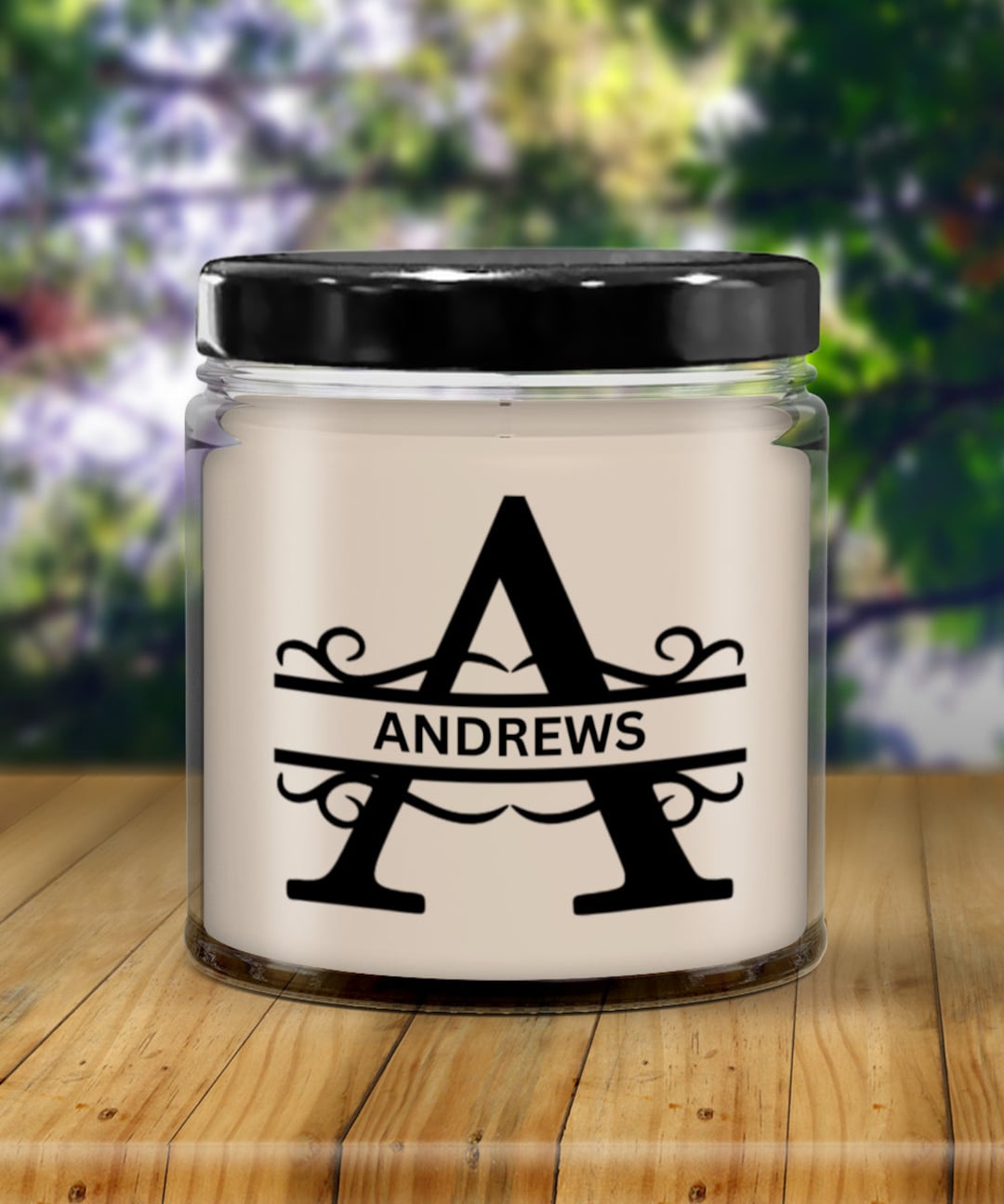 Monogram Candle, Initial Candle, Personalized Candle, Personalized Name ...