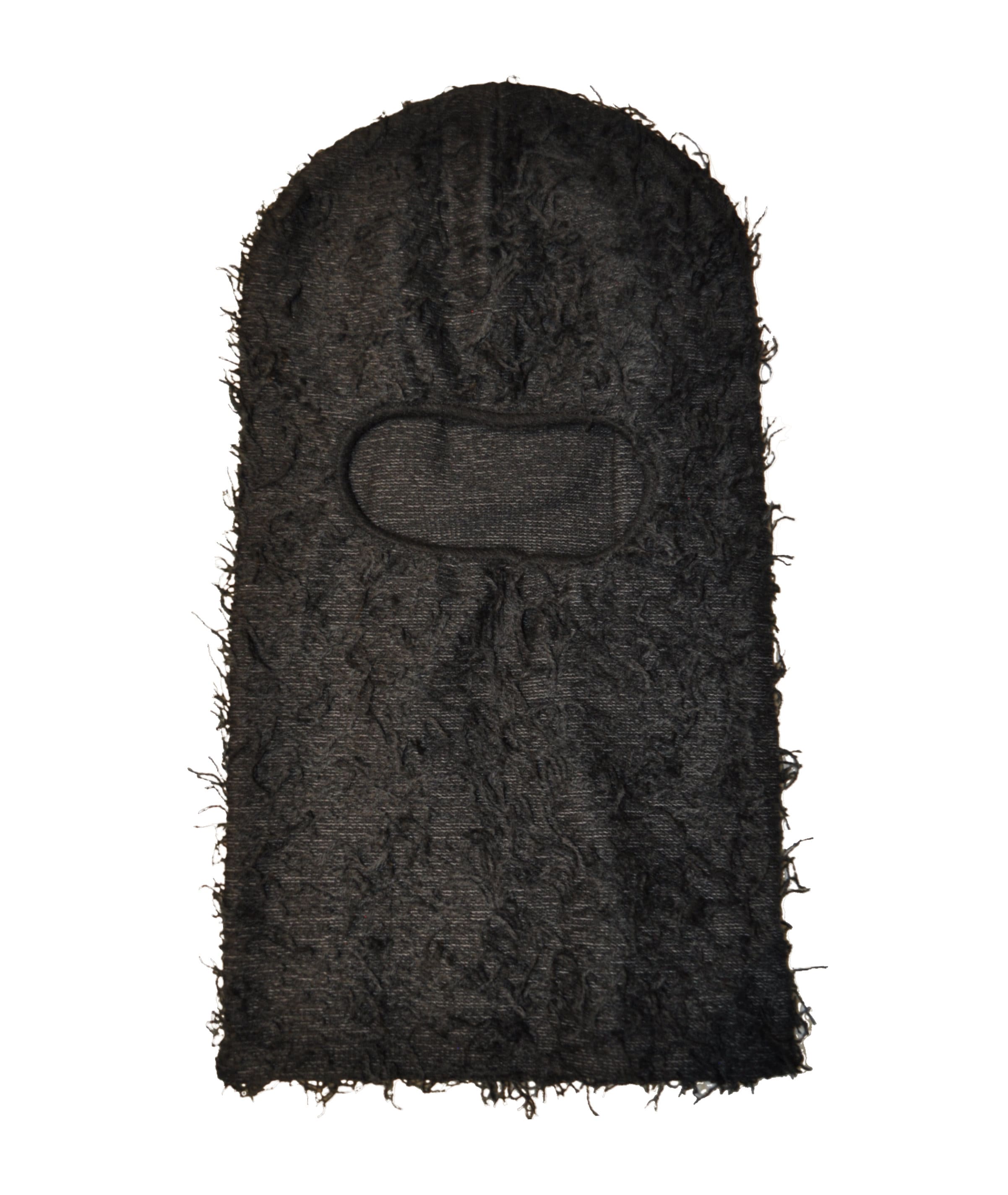 Distressed Balaclava Ski Mask | Knitted Black Balaclava | Yeat and ...