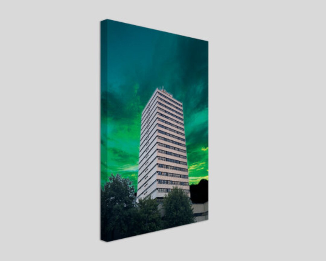 Tower Block Apartment Building Architecture United Kingdom Coventry ...