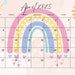 Planner Monthly 2025 Cute Rainbow - Etsy