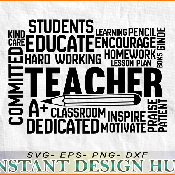 Teacher Subway Art - Etsy