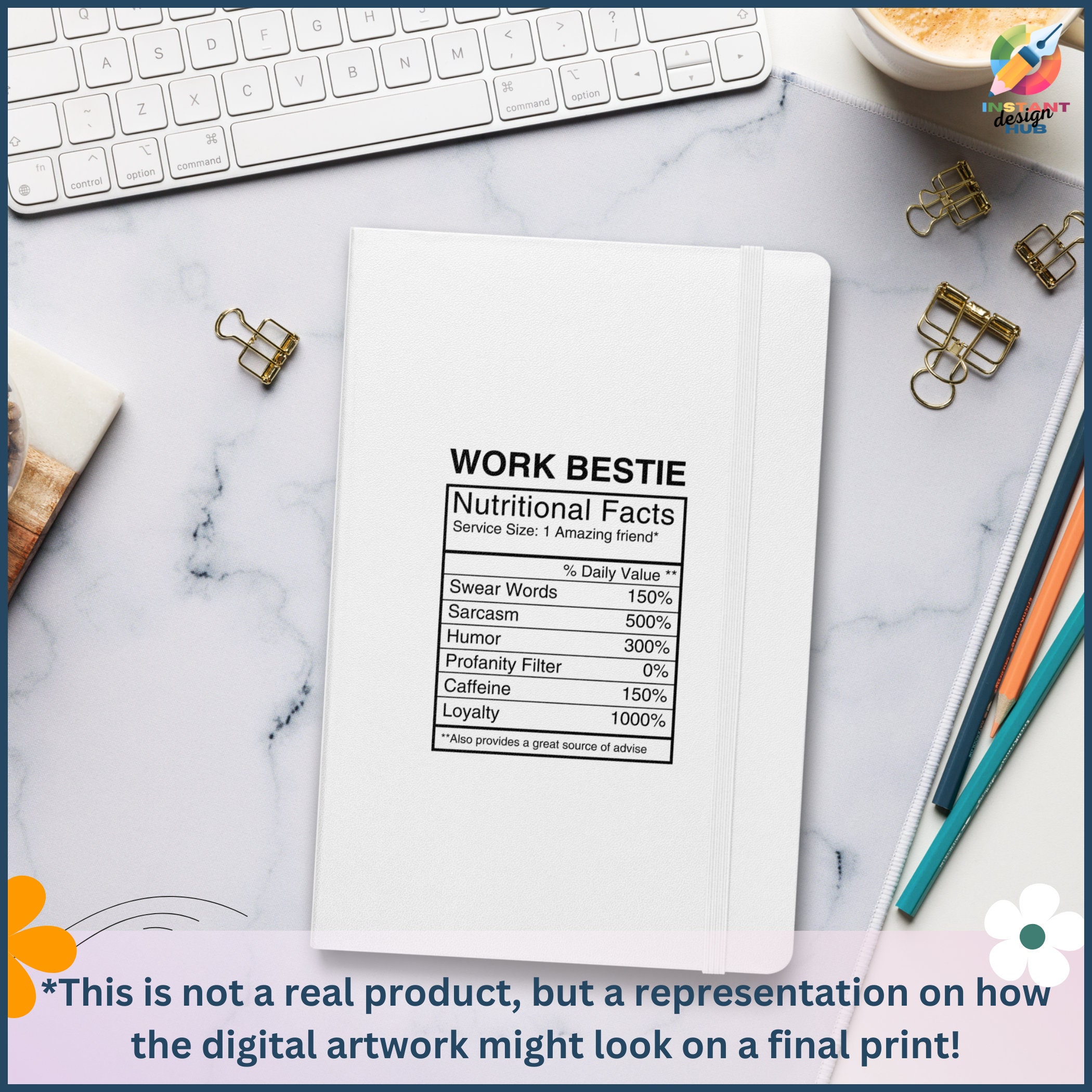 Work Bestie Nutritional Facts Svg Dxf Eps Png File Cricut Digital