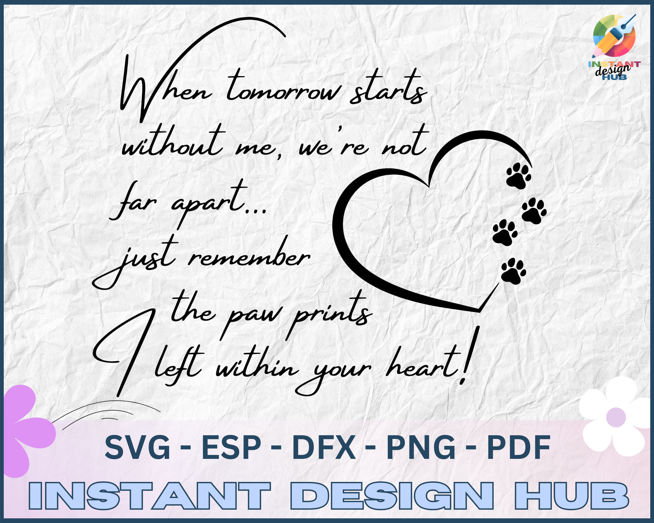 When Tomorrow Starts Without Me, We're Not so Far Apart. Just Remember ...