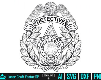 Douglas County Sheriff Badge Logo Seal Custom Ai Vector - Etsy