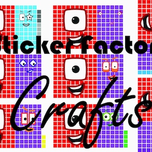 Print-at-home - Numberblocks 100 - 199 - Etsy