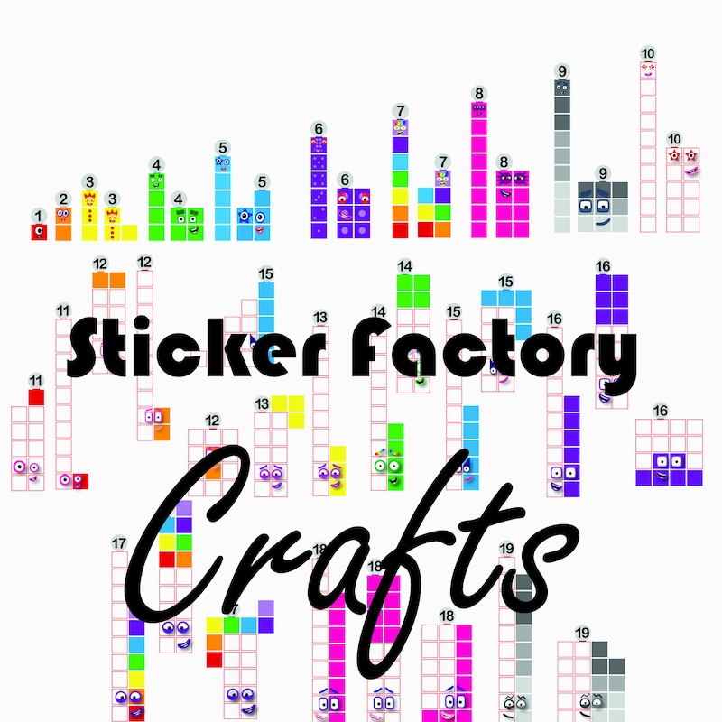 Numberblocks 1 to 100 Toys - Etsy