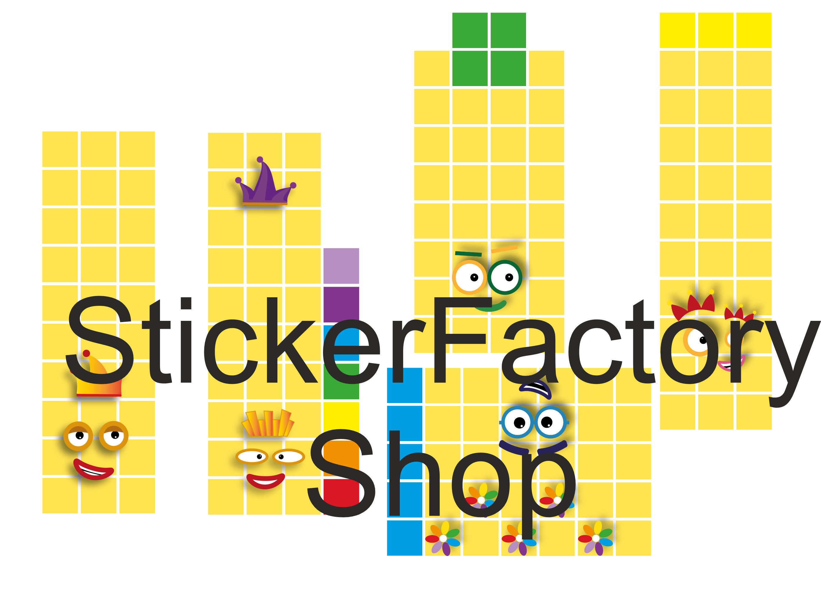 Print-at-home Numberblocks 30 39 - Etsy