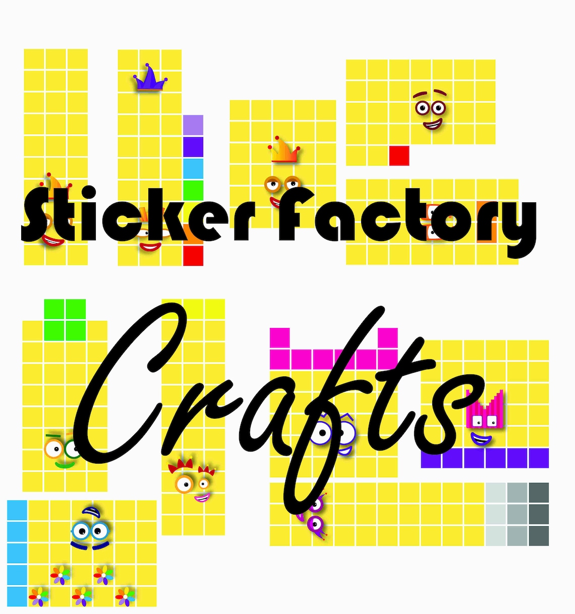 Print-at-home - Numberblocks 30 - 39 - Etsy