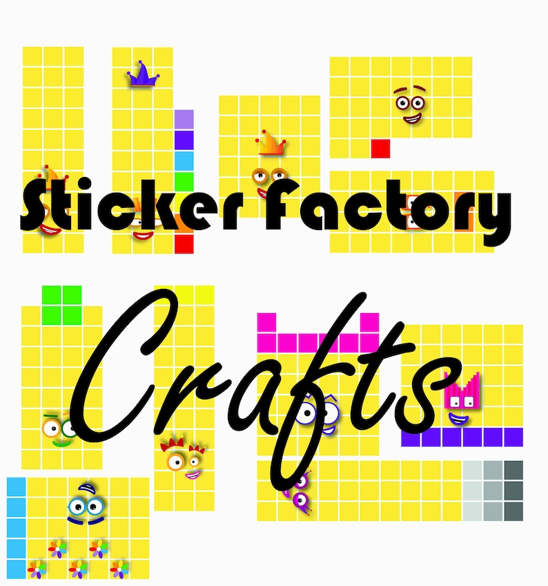 Print-at-home - Numberblocks 30 - 39 - Etsy