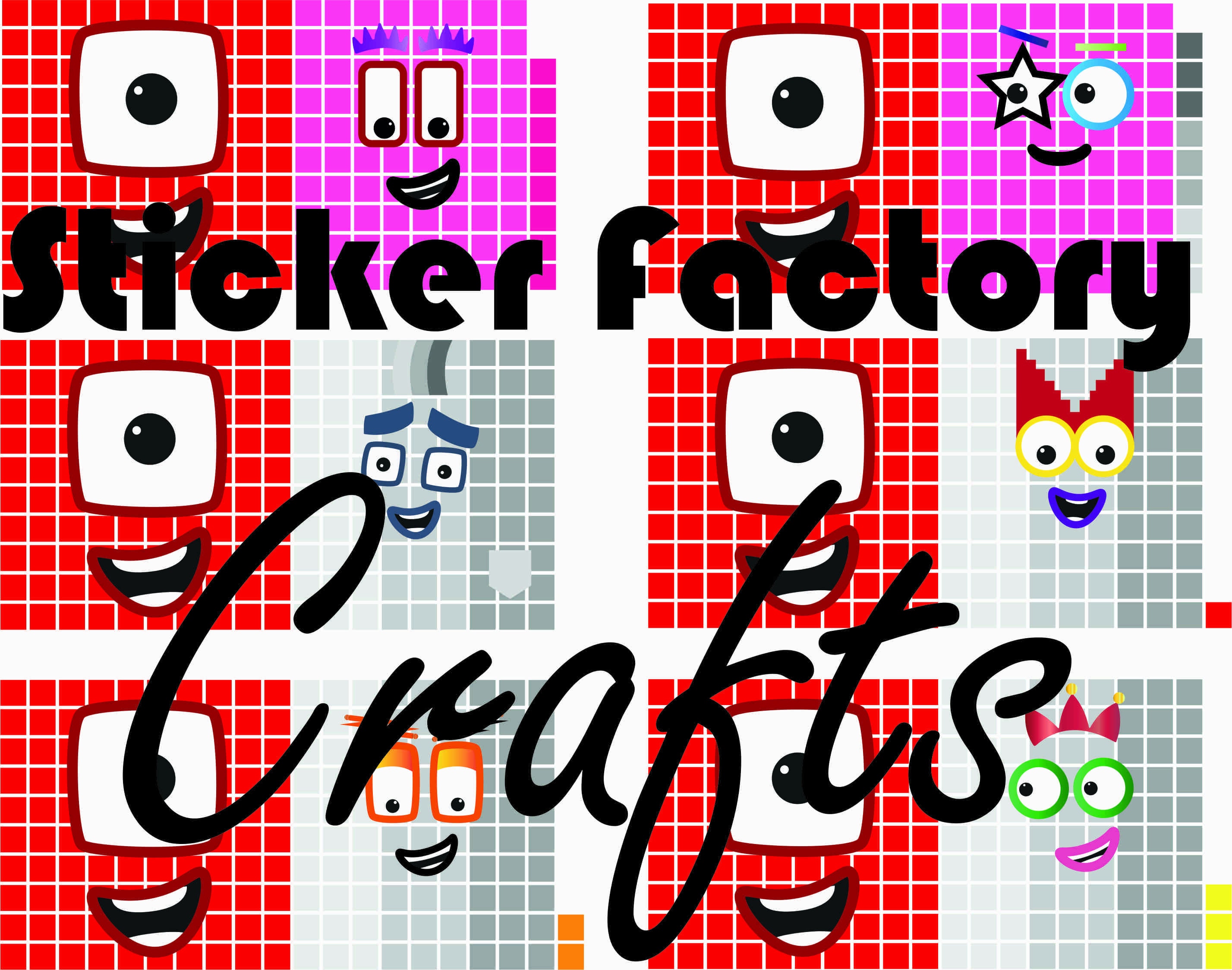 Print-at-home - Numberblocks 100 - 199 - Etsy