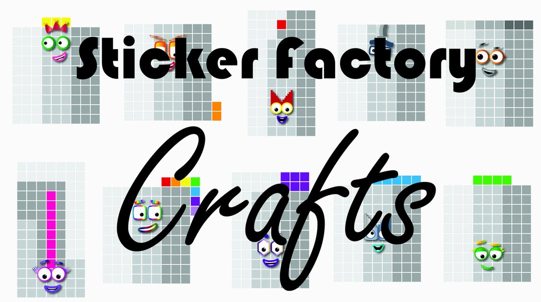 Print-at-home - Numberblocks 90 - 99 - Etsy