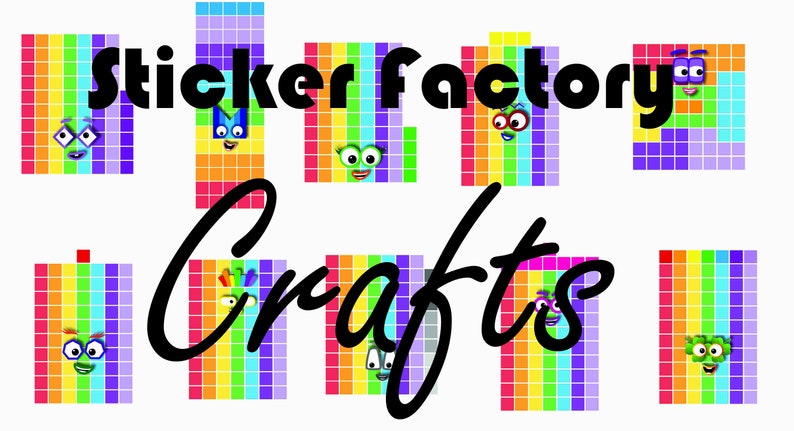 Print-at-home - Numberblocks 70 - 79 - Etsy