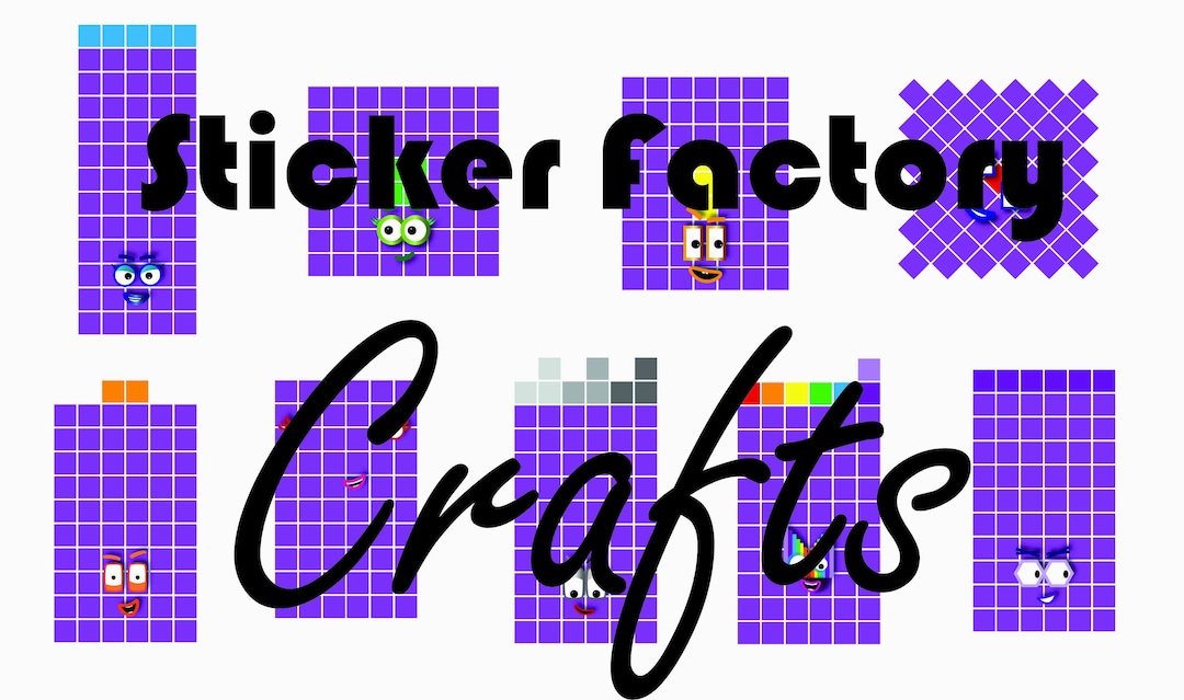 Print-at-home - Numberblocks 60 - 69 - Etsy