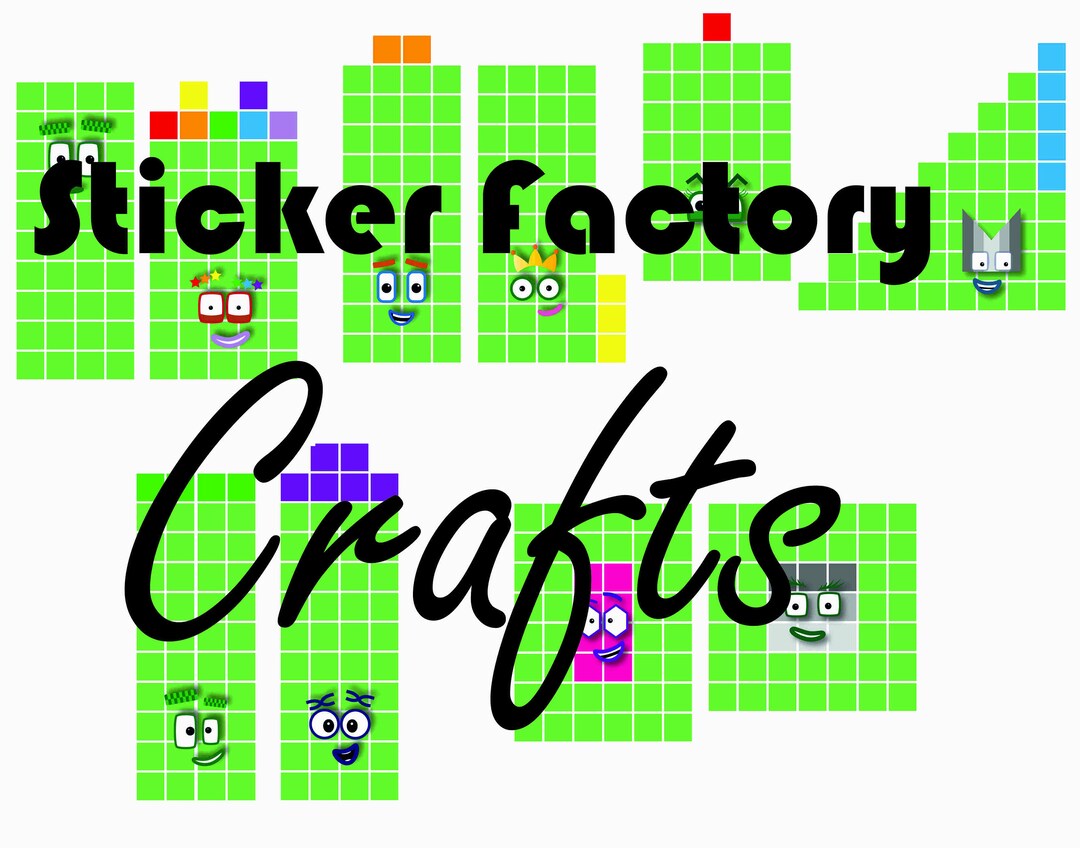 Print-at-home - Numberblocks 40 - 49 - Etsy