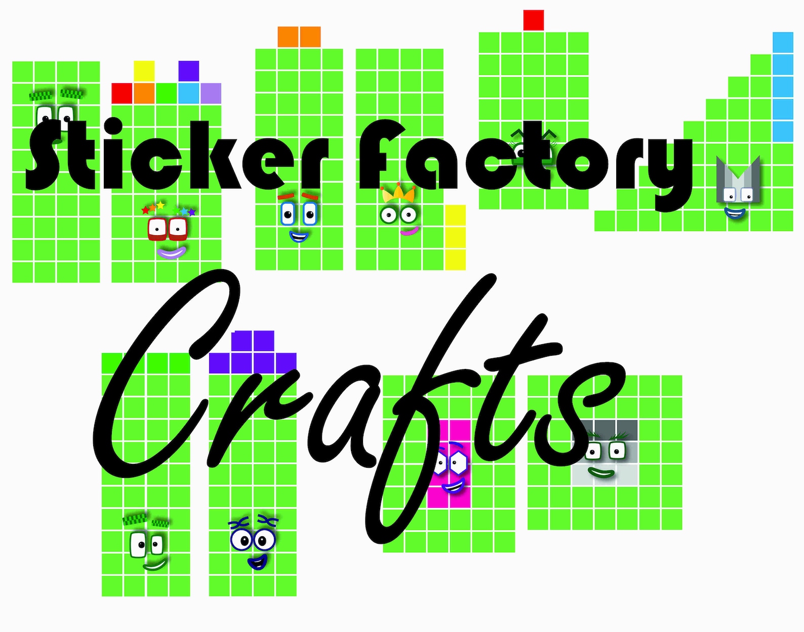 Print-at-home - Numberblocks 40 - 49 - Etsy