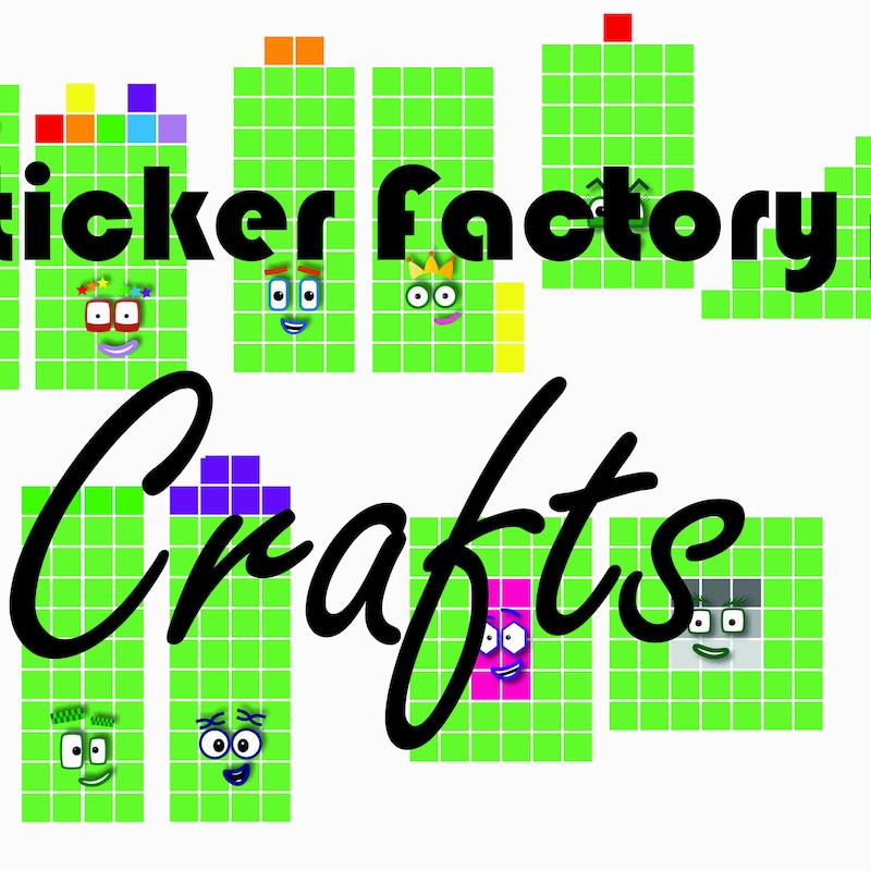 Numberblocks Stickers - Etsy