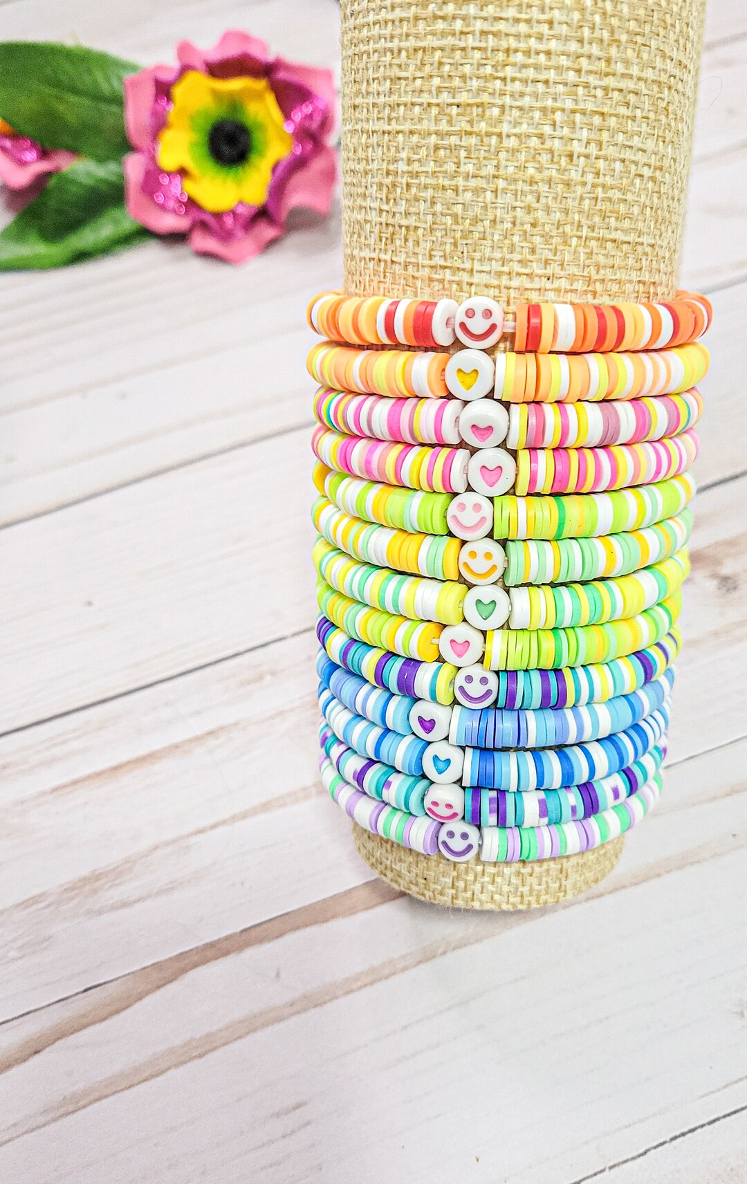 Kids Beaded Bracelet With Custom Name, Personalized Children's Gift ...