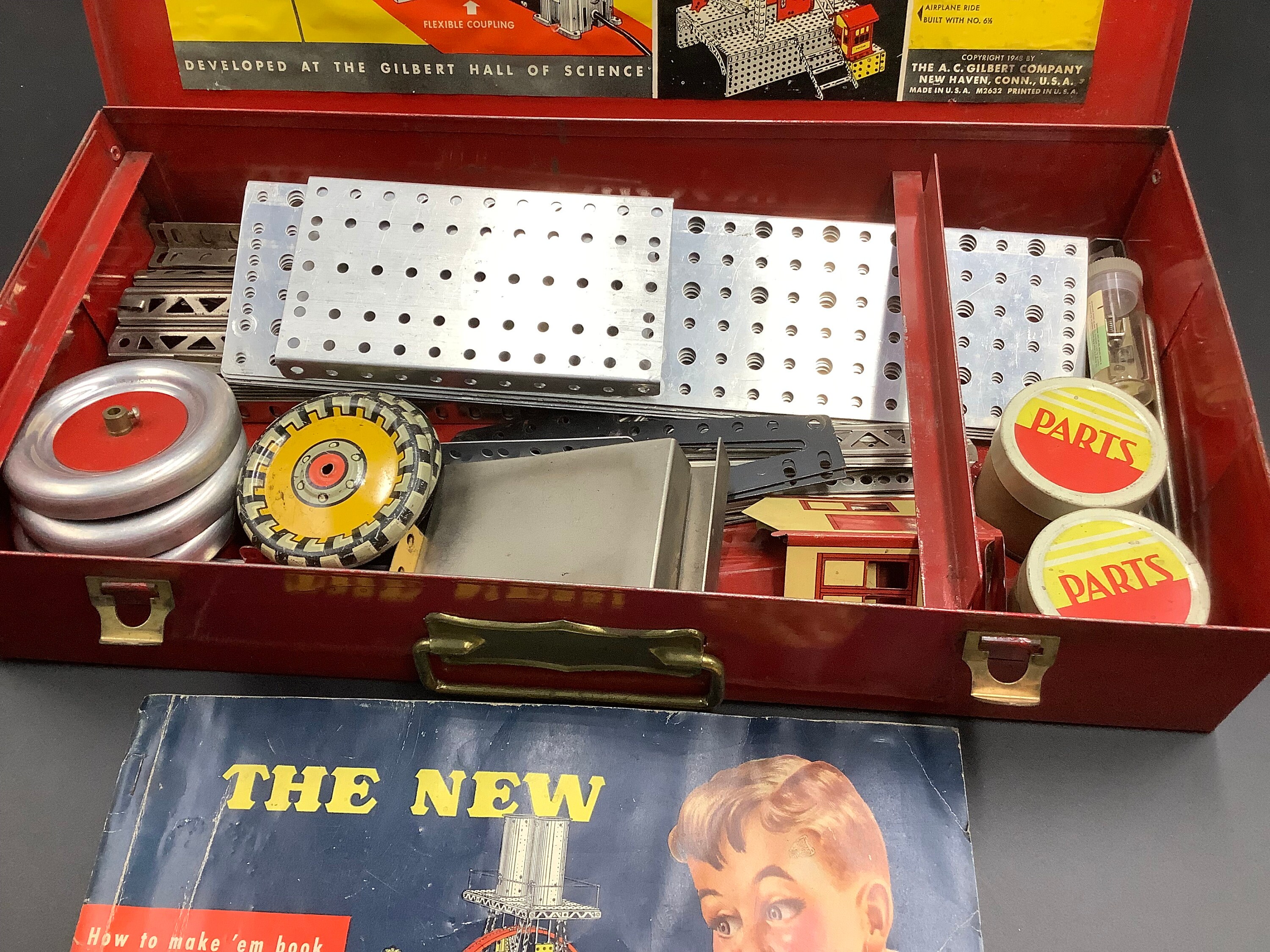 A.C. Gilbert Erector Set No. 6 1/2 With Instruction Book - Etsy