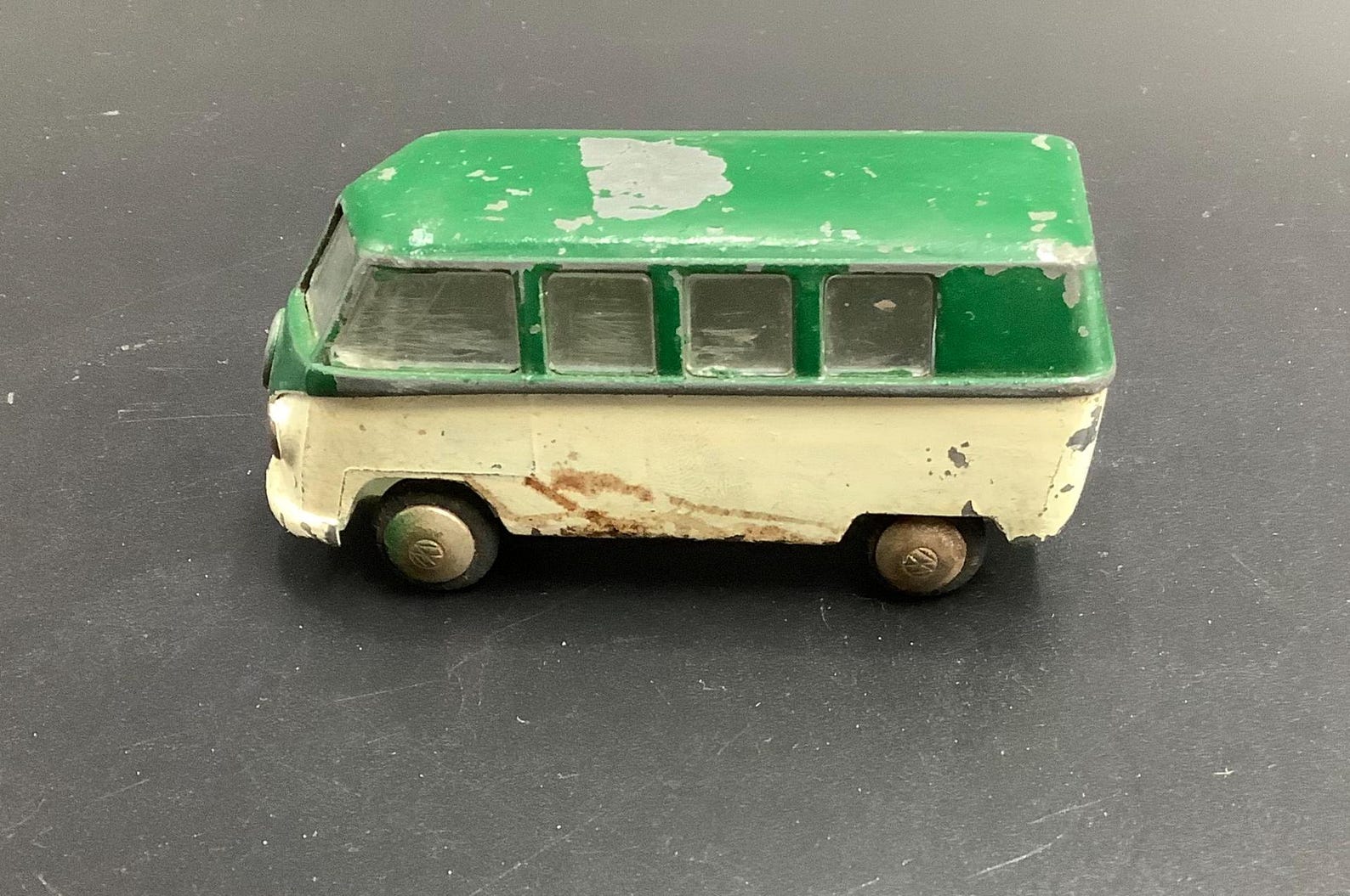 Vintage TEKNO VW Van Made in Denmark. Green and Beige. Good Condition ...