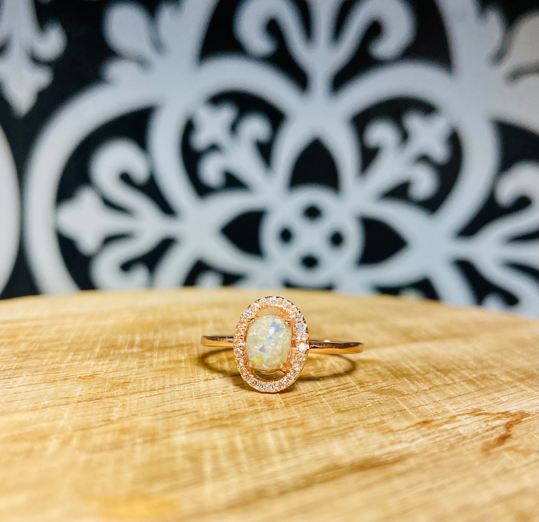 Oval Breast Milk Ring With Halo - Etsy