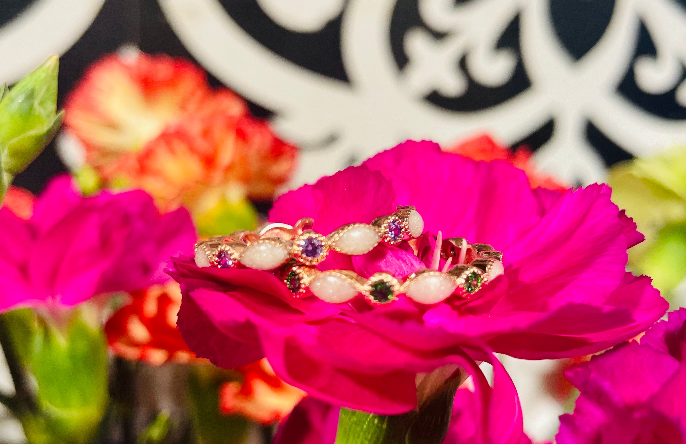 Full Stackable Breast Milk Ring With Birthstone(one Ring Included With ...