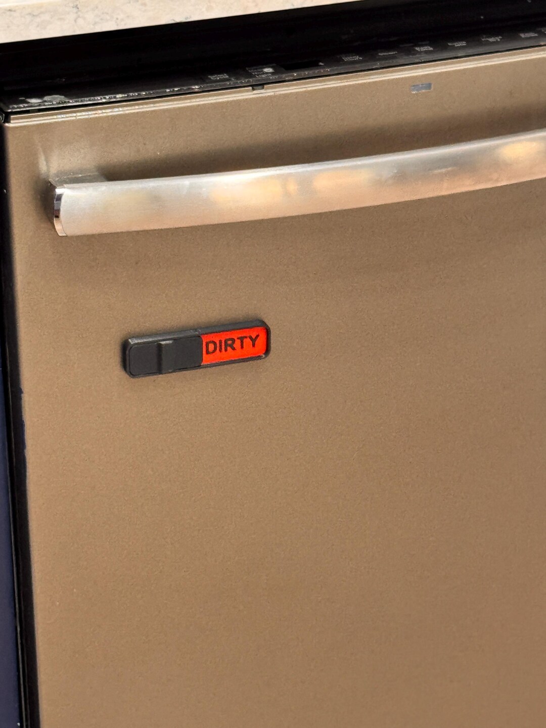 3D Printed Magnetic Dishwasher Indicator Clean or Dirty Slider - Etsy