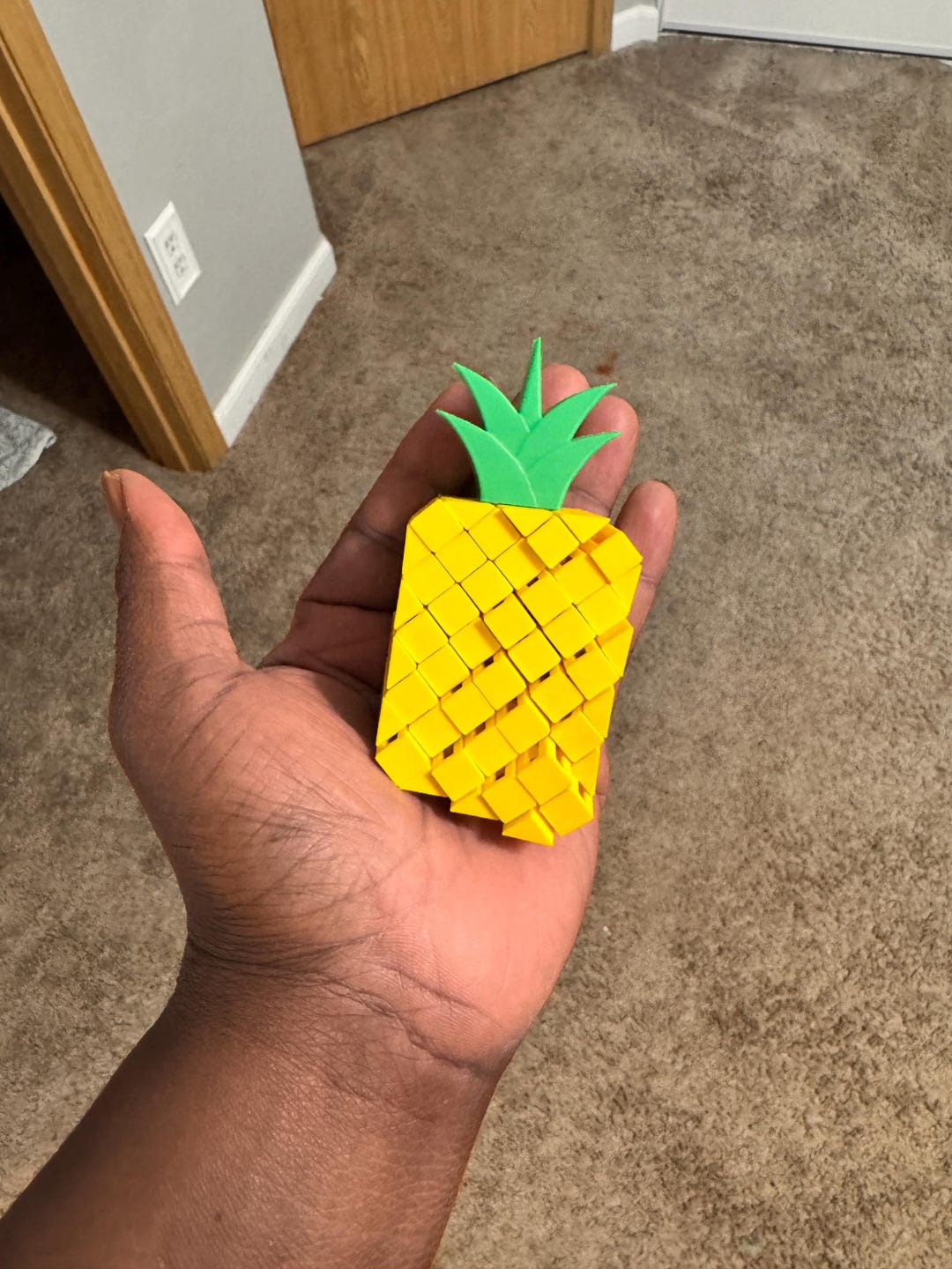 3D Printed Fidget Pineapple Fruit Fully Articulated Fun and Relaxing ...