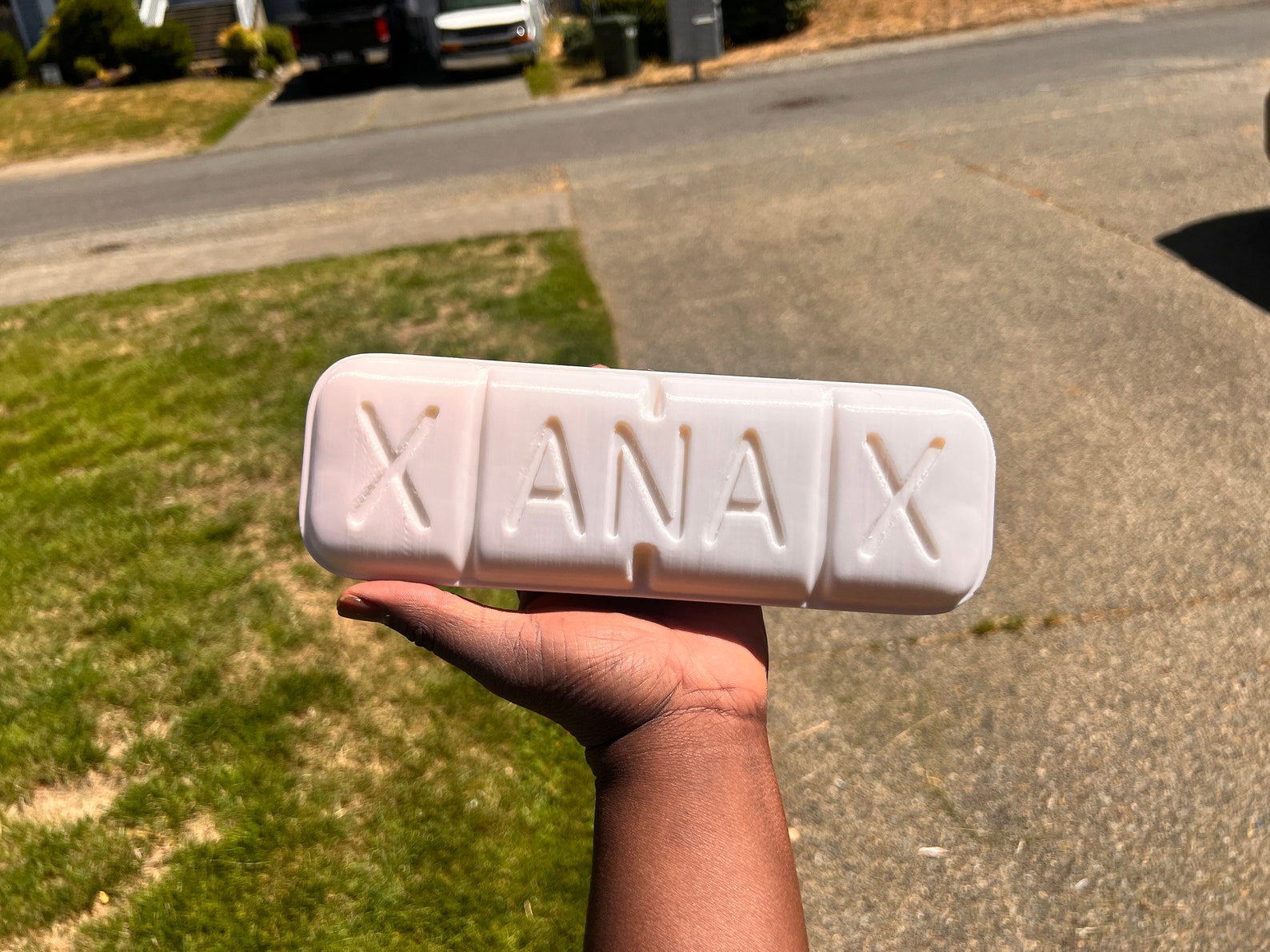 Xanax Bar Pill Giant Novelty Bar Plastic 3D Printed 2MG - Etsy
