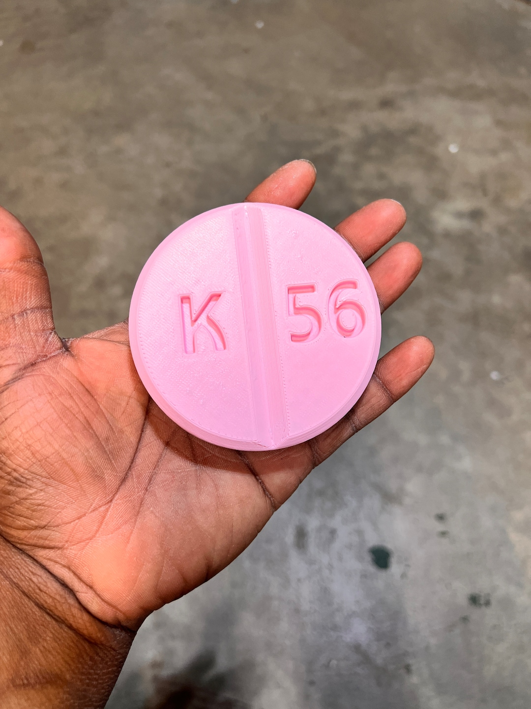 The Pink K56 Pill Novelty Bar Plastic 3D Printed 10MG - Etsy