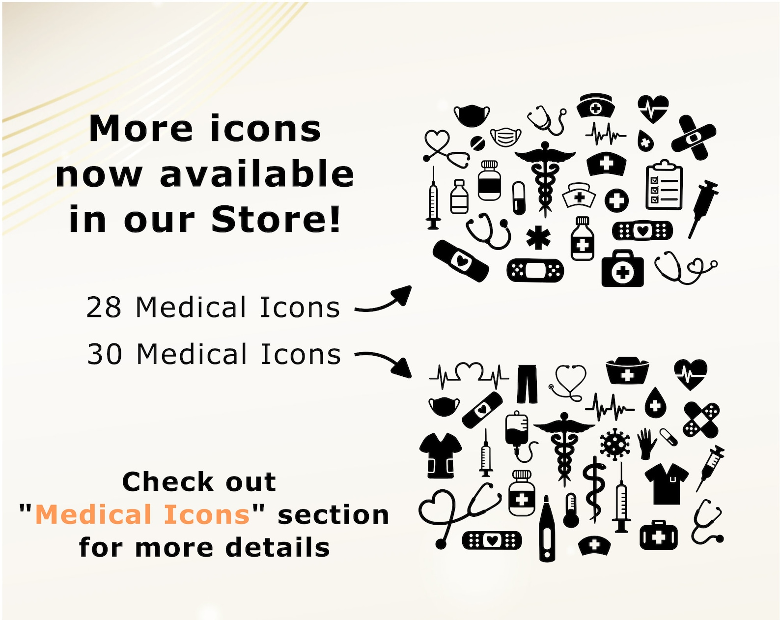 Medical Icons Svg Bundle Design Svg Cut Files Svg Files for Cricut ...