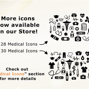 Medical Icons Svg Bundle Design Svg Cut Files Svg Files for Cricut ...