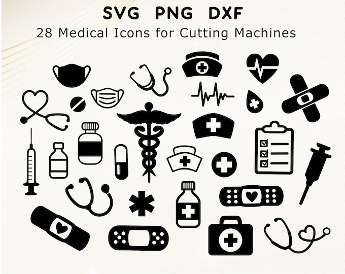 Laser Cut File, Lightburn, SVG, Engrave, Cut File, Nurse Week, Nurse ...