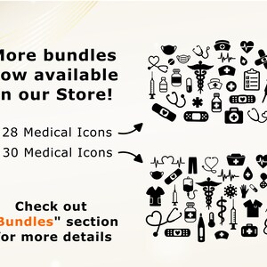 Medical Icons Svg Bundle Design Svg Cut Files Svg Files for - Etsy