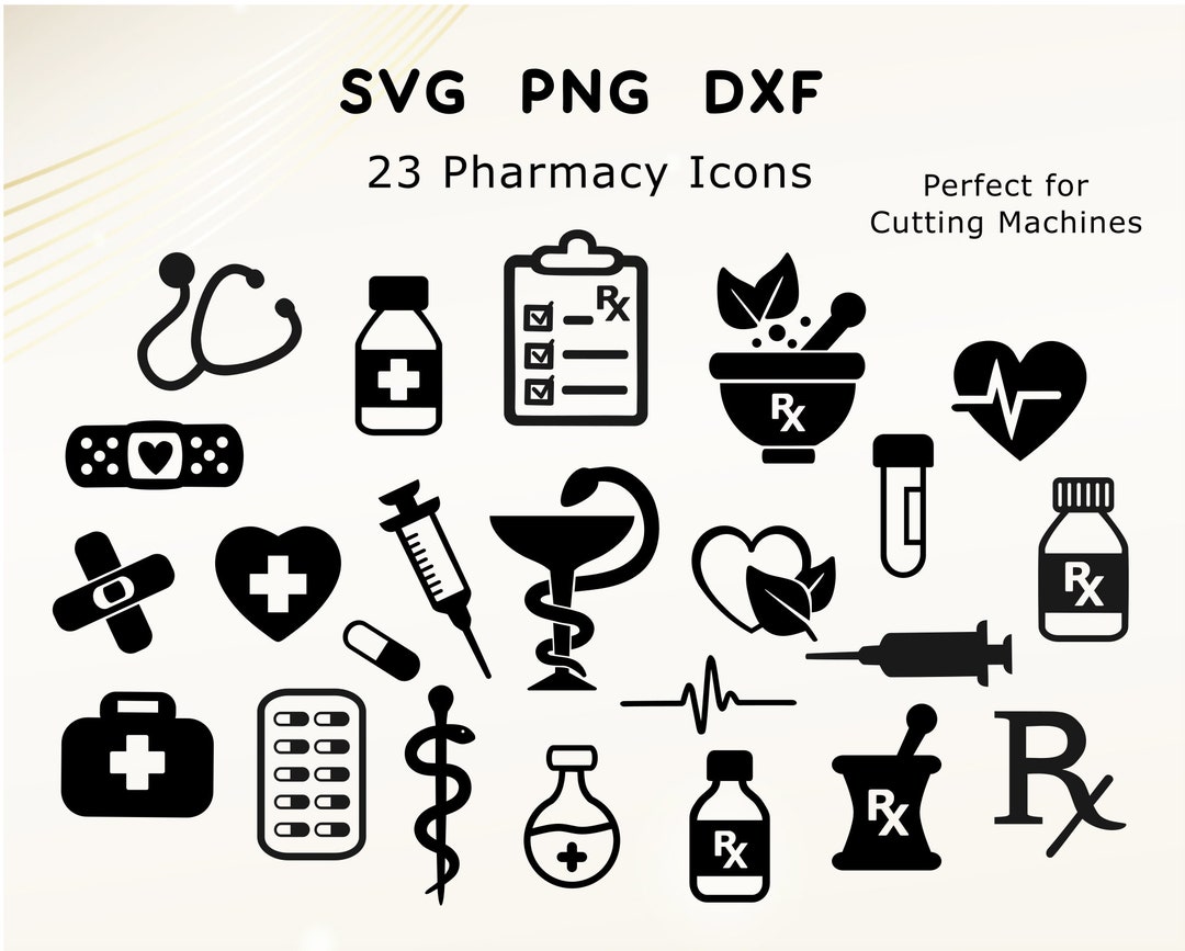 Pharmacy SVG Bundle Pharmacy Svg Design Bundles Pharmacist Png - Etsy