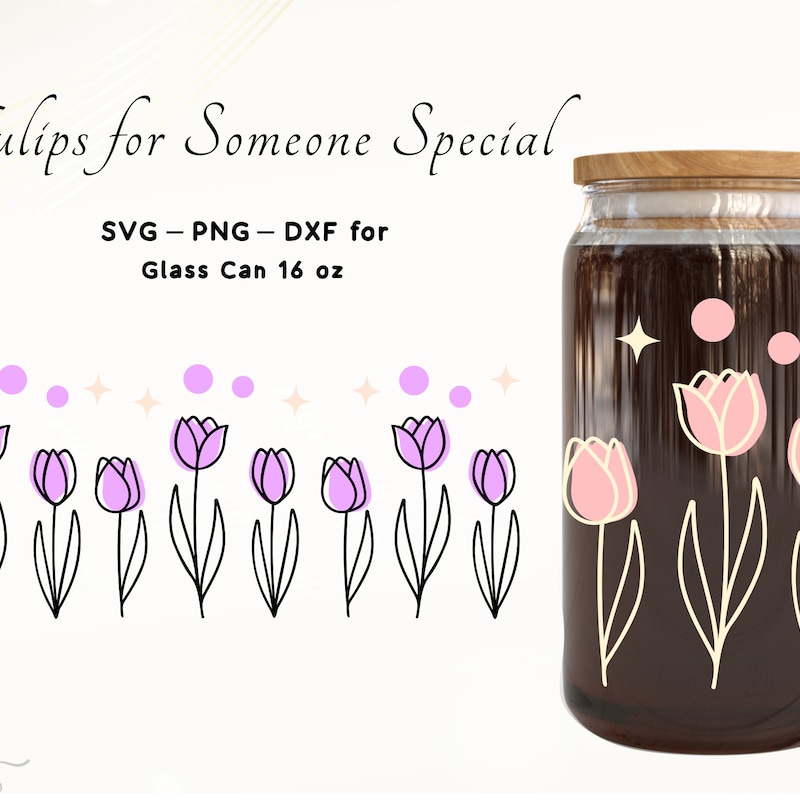 Purple Tulip Design - Etsy
