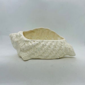 Opalescent Conch Shell Planter- Made in Japan, Rainbow - Etsy