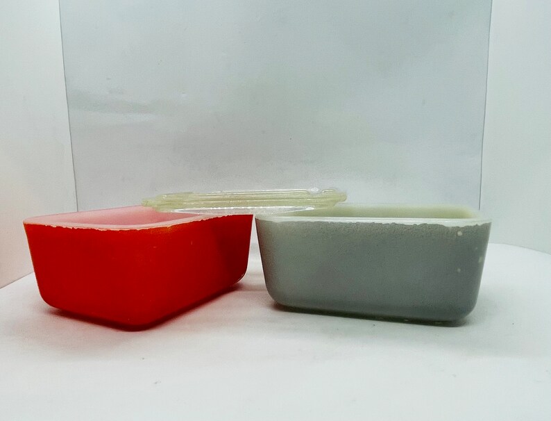 Mck 1940's REFRIGERATOR Food Savers Set of 3, Pre-date Pyrex - Etsy
