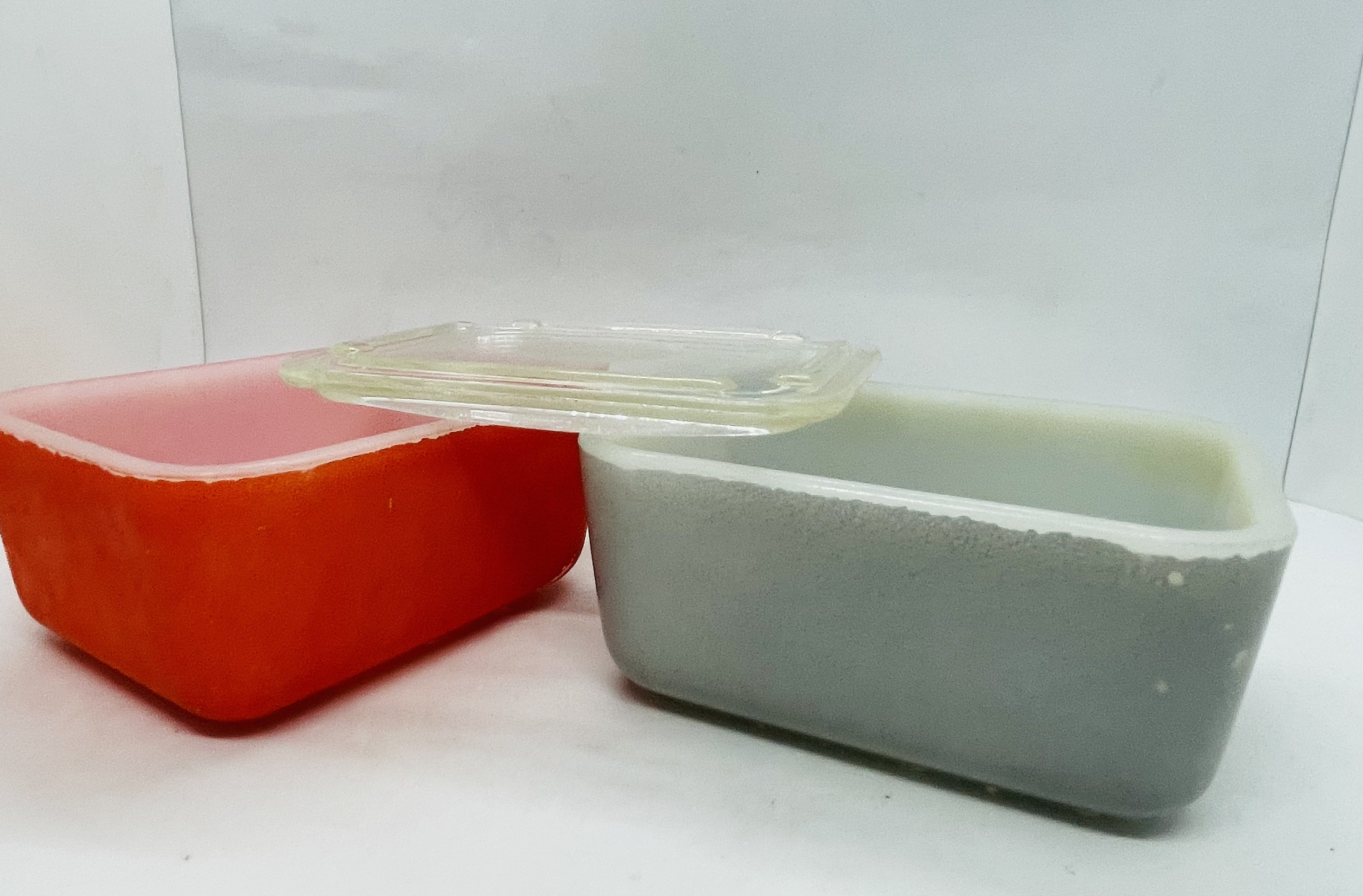 Mck 1940's REFRIGERATOR Food Savers Set of 3, Pre-date Pyrex - Etsy