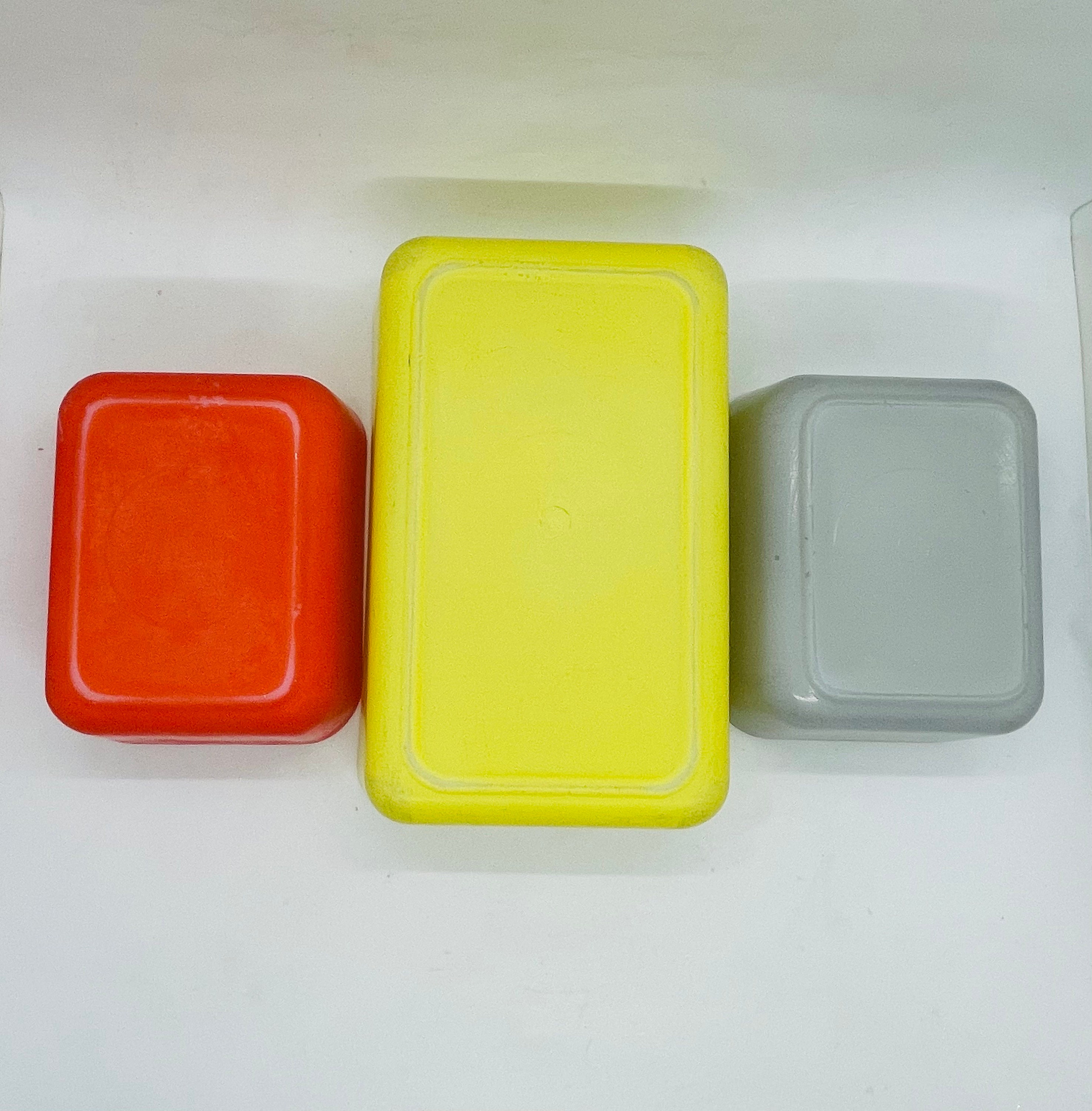 Mck 1940's REFRIGERATOR Food Savers Set of 3, Pre-date Pyrex - Etsy