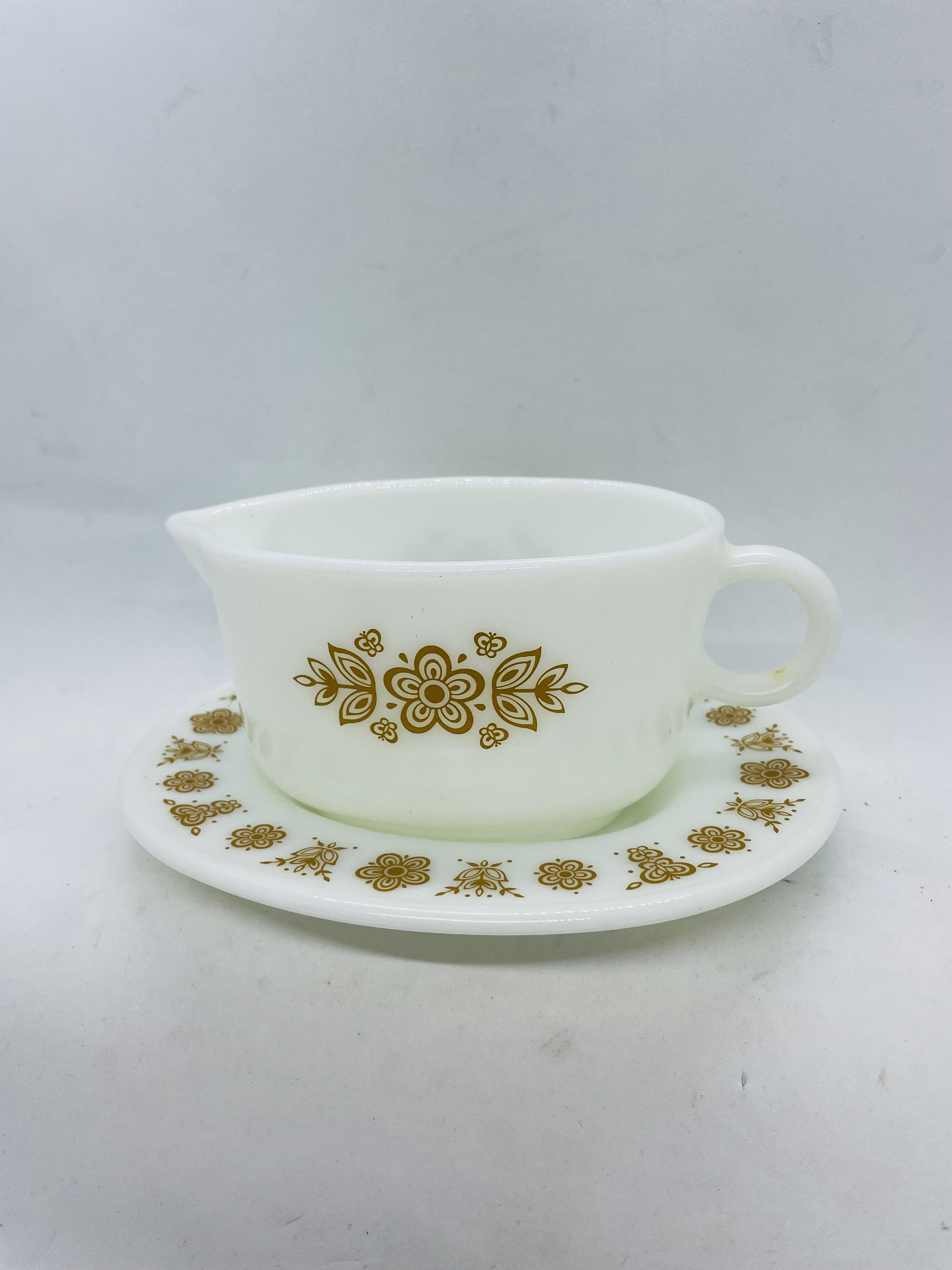 Pyrex Butterfly Gold Gravy Boat - Etsy
