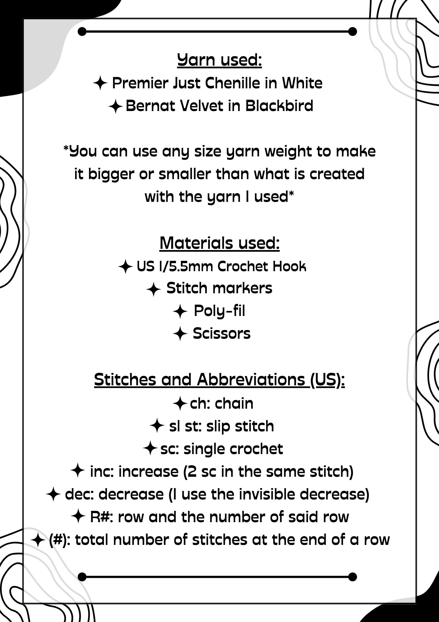 No Sew Crochet 8 Ball Pattern, No Sew Crochet Pattern, 8 Ball, Pattern ...