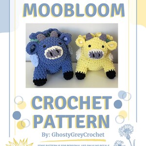 Moobloom Crochet Pattern, Crochet Moobloom Pattern, Crochet Pattern ...